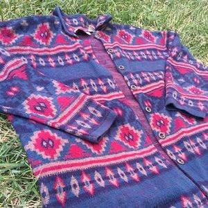 stefano | Jackets & Coats | Vintage Aztec Stefano Womens Button Down ...